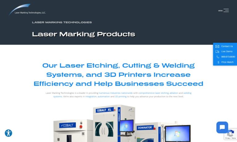 Laser Marking Technologies LLC | Marking Machinery Manufacturers